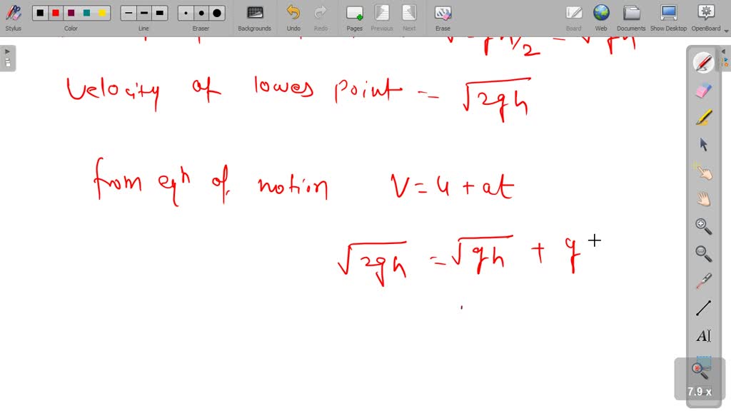 SOLVED:The elevation of the platform is controlled by two identical ...