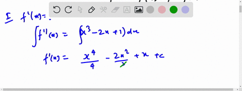 SOLVED:In Exercises 63-69, first find f^' and then find f. f^''(x)=x^3 ...