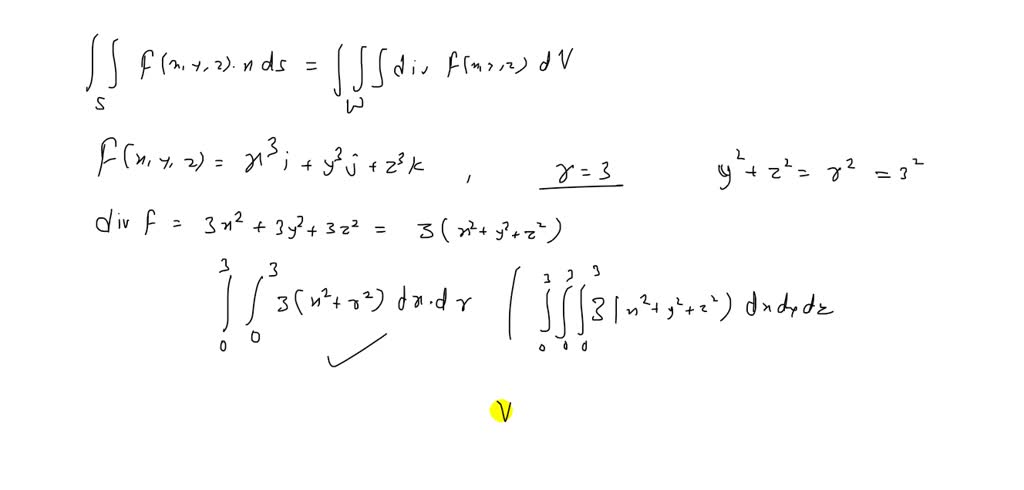 SOLVED: Let S be the hemisphere x ≤0 of the unit sphere centered at the ...