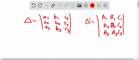 VIDEO solution:If the capital letters denote the cofactors of the corresponding small letters in ...