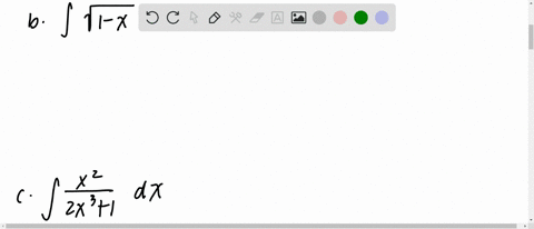 SOLVED:The following integrals may be solved using substitution. Choose a function u that may be ...