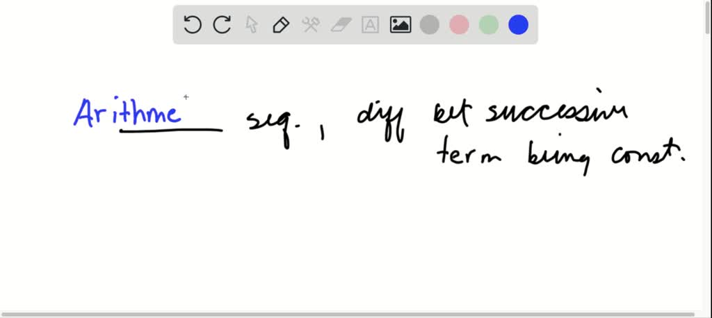 SOLVED:In a(n) sequence, the difference between successive terms is a ...