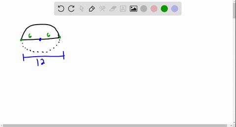 SOLVED: An arch is a semiellipse 12 meters wide and 5 meters high ...