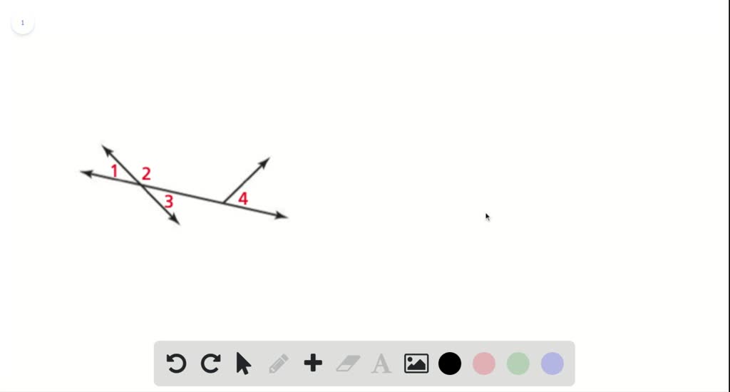 ⏩SOLVED:Use the Figure Name a pair of vertical angles. | Numerade