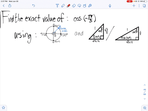 ⏩SOLVED:Use Figure 6 or Figure 8 to find the exact value of each… | Numerade