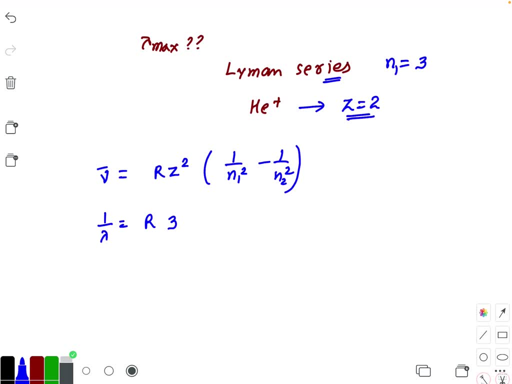 SOLVED:The shortest and longest wave number in H2^⊕ spectrum of Lyman ...