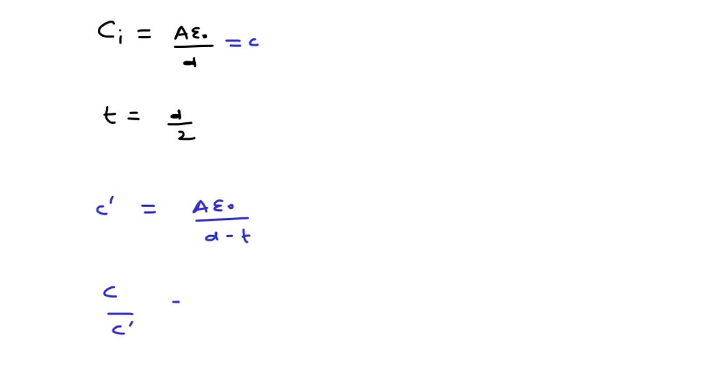 Two metal plate form a parallel plate capacitor. The distance between ...