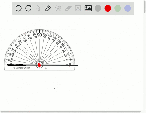 SOLVED:Use a protractor to draw an angle having each measurement. (pp ...