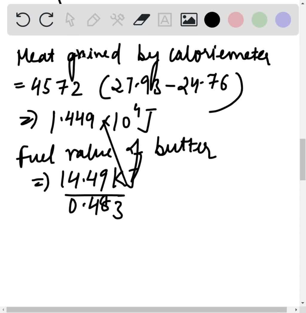 SOLVED A 0 483 g Sample Of Butter Was Burned In A Bomb Calorimeter solved-a-0-483-g-sample-of-butter-was-burned-in-a-bomb-calorimeter