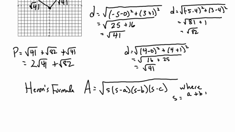 ⏩SOLVED:In Exercises 19-22, find the area and perimeter of the… | Numerade