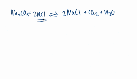 SOLVED:An impure sample of solid Na2CO3 is allowed to react with 0.1755 M HCl. Na2CO3 2HCl ...