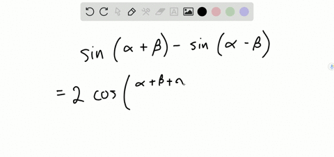 SOLVED:In Exercises 73-80 , use the sum-to-product formulas to write ...