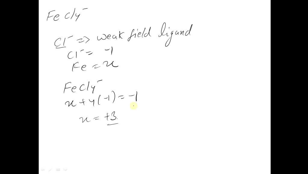SOLVED:How many unpaired electrons are present in the tetrahedral ion ...