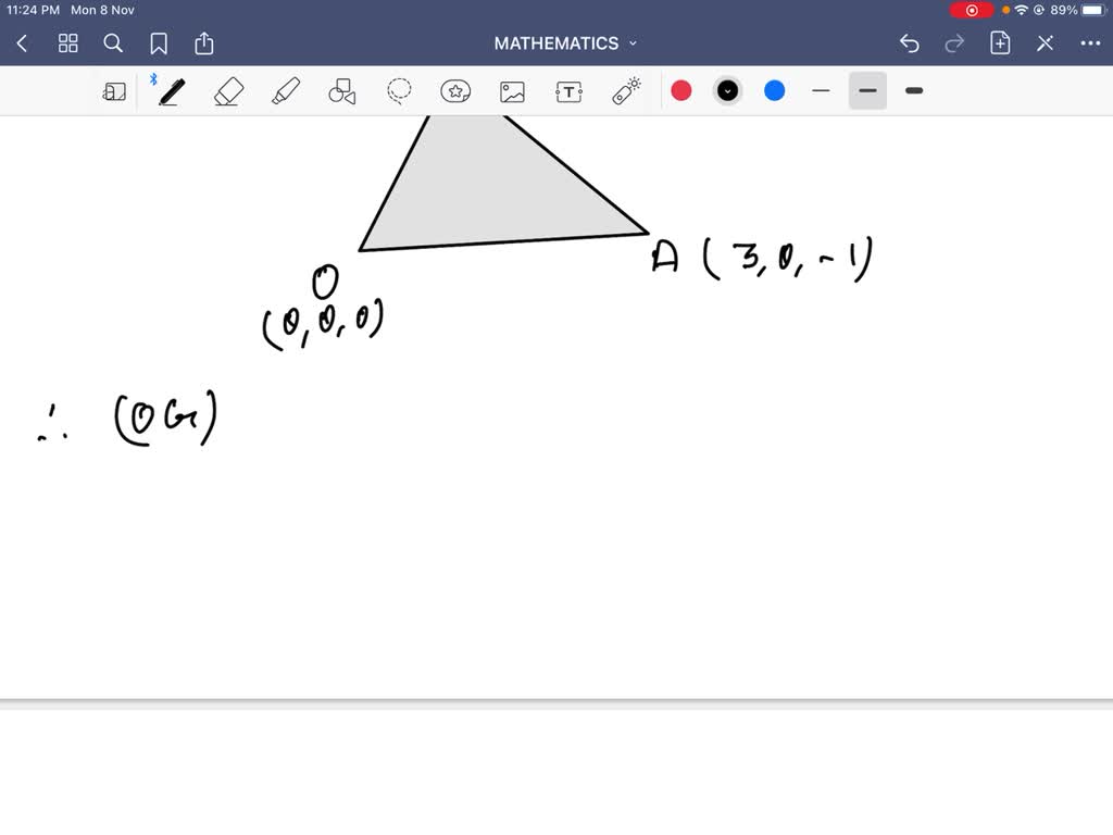 ⏩SOLVED:Let A(3,0,-1), B(2,10,6) and C(1,2,1) be the vertices of a… | Numerade