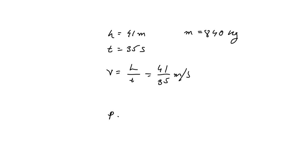 An elevator ascends from the ground floor to the 10 th floor, a height ...