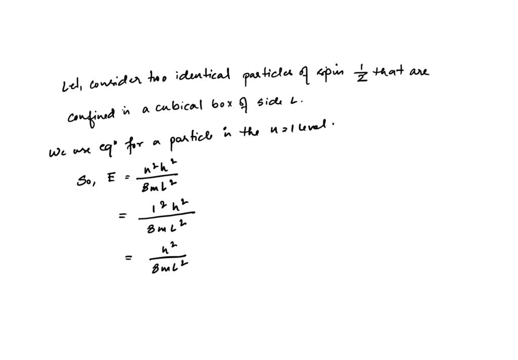 ⏩SOLVED:Consider non-interacting particles subjected to a harmonic… | Numerade