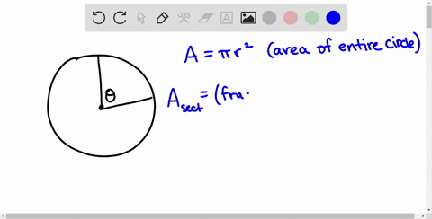 SOLVED:PROOF Prove that the area of a circular sector of radius r with ...