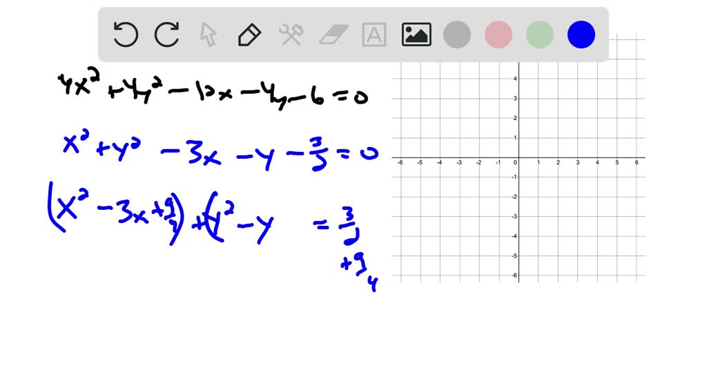 SOLVED Put The Equation Of Each Circle In The Form x h 2 y k 2 r 2