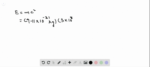 SOLVED:(I) Calculate the rest energy of an electron in joules and in ...