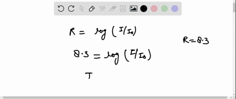 ⏩SOLVED:Solve the given problems. Measured on the Richter scale, the… | Numerade