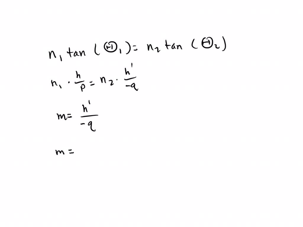 ⏩SOLVED:Shows a curved surface separating a material with index of… | Numerade