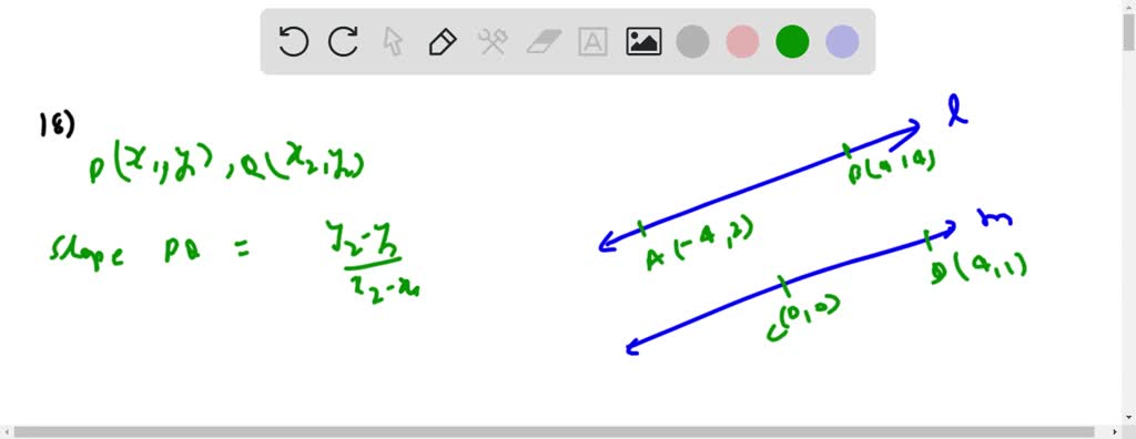 SOLVED:Determine whether each pair of lines is parallel. Explain why or ...