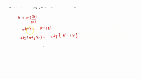 ⏩SOLVED:Prove the formula for a nonsingular n ×n matrix A . Assume n… | Numerade