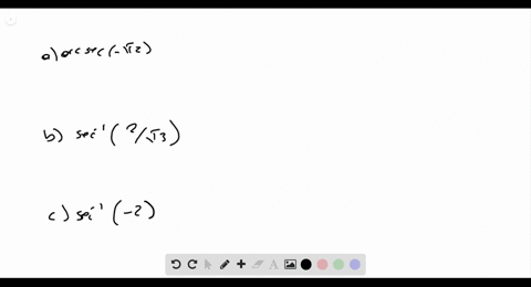 SOLVED:Use reference triangles in an appropriate quadrant, as in ...