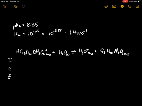 SOLVED:The local anesthetic Novocaine is the hydrogen chloride salt of ...