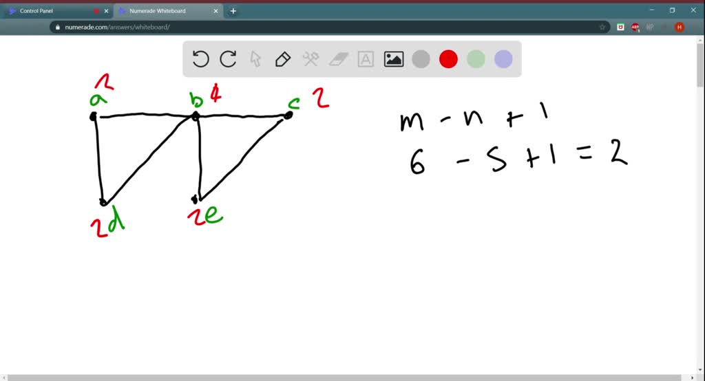 SOLVED:In Exercises find a spanning tree for the graph shown by removing edges in simple circuits