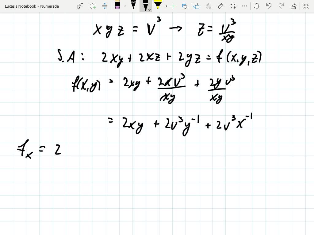 SOLVED: Show that a rectangular box of given volume and minimum surface ...