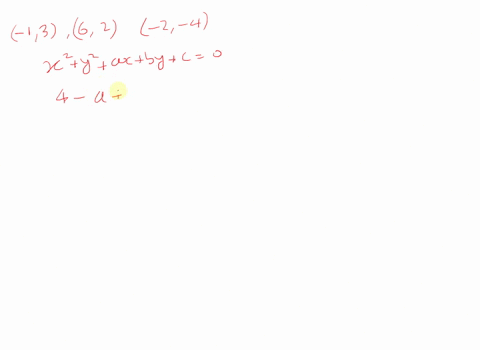 SOLVED:Given three noncollinear points, there is one and only one circle that passes through ...