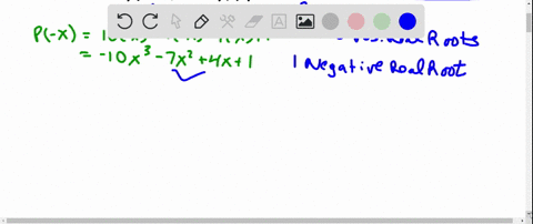 SOLVED:For each polynomial (a) use Descartes' rule of signs to ...