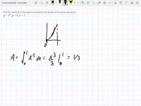 SOLVED:Find the centroid of the region bounded by the graphs of x / a+y ...