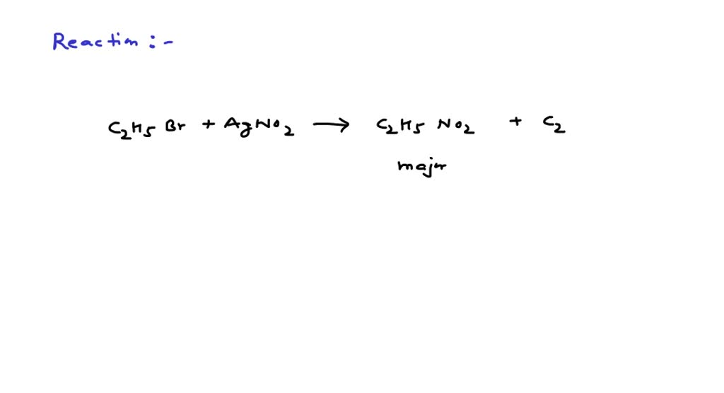 SOLVED:The products formed when alcoholic silver nitrile reacts with ...