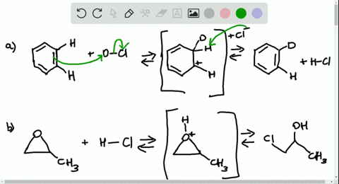 SOLVED:Add curved arrows to the following polar reactions to indicate ...