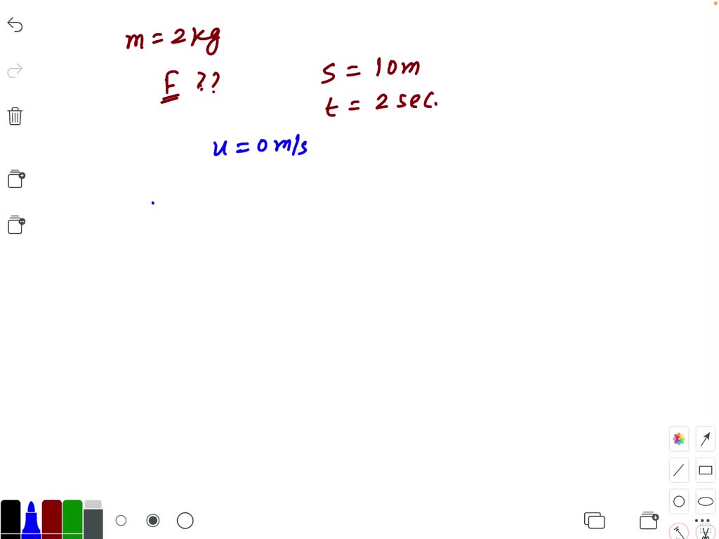 Solved An Object Initially At Rest Experiences A Constant Horizontal