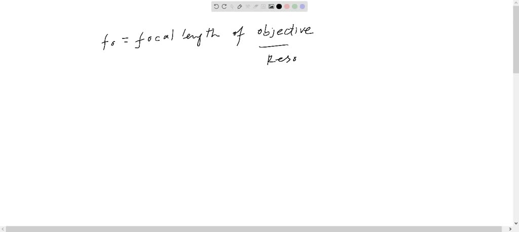 The convex lens of larger focal length used in a compound microscope is ...