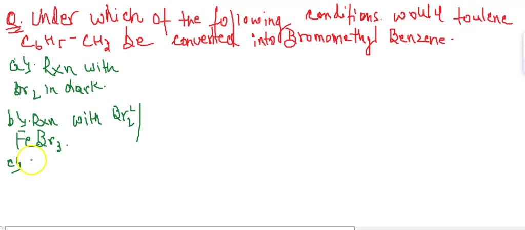 SOLVED:Which sequence of reaction conditions should be used to produce ...