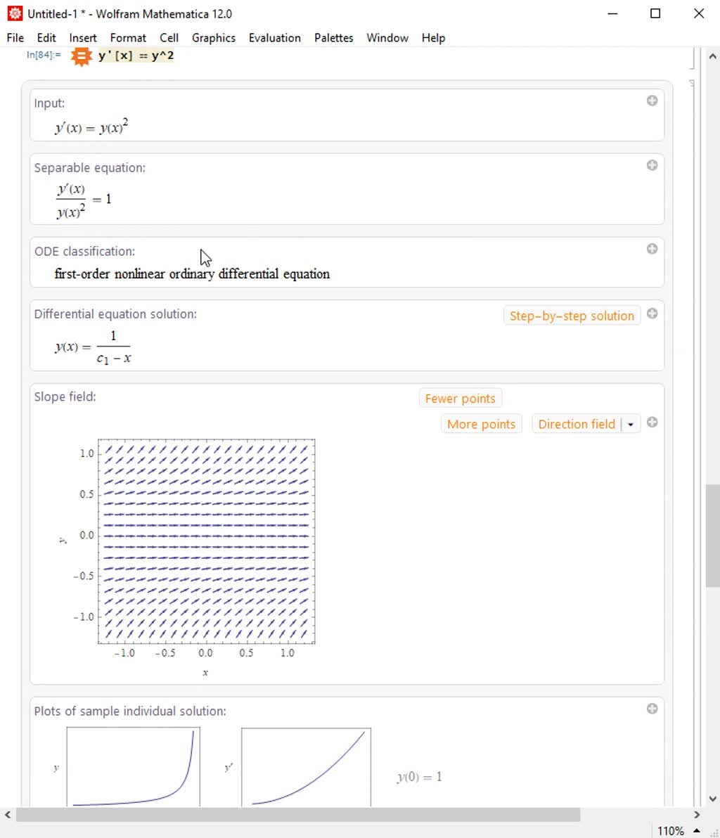 SOLVED a Use A Computer Algebra System To Draw A Direction Field For