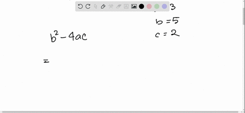 ⏩SOLVED:Determine the discriminant of each quadratic equation. Use ...