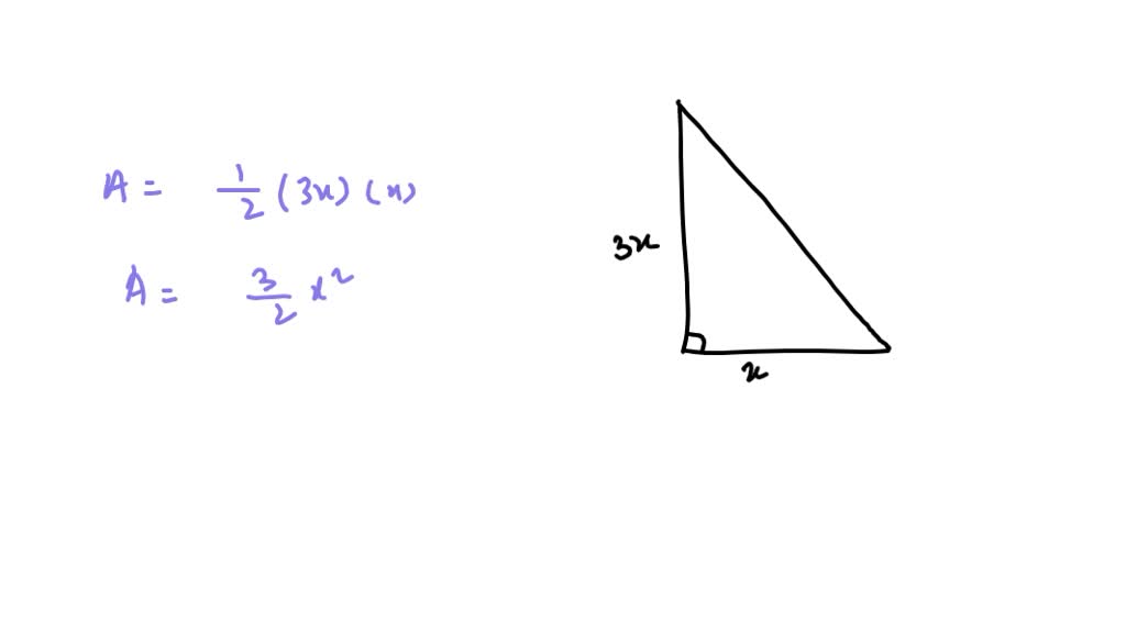 ⏩SOLVED:At all times, the length of the long leg of a right triangle ...