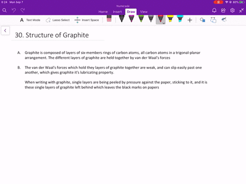 SOLVED:The structure of graphite is given in Figure 12.18 (a) What type ...