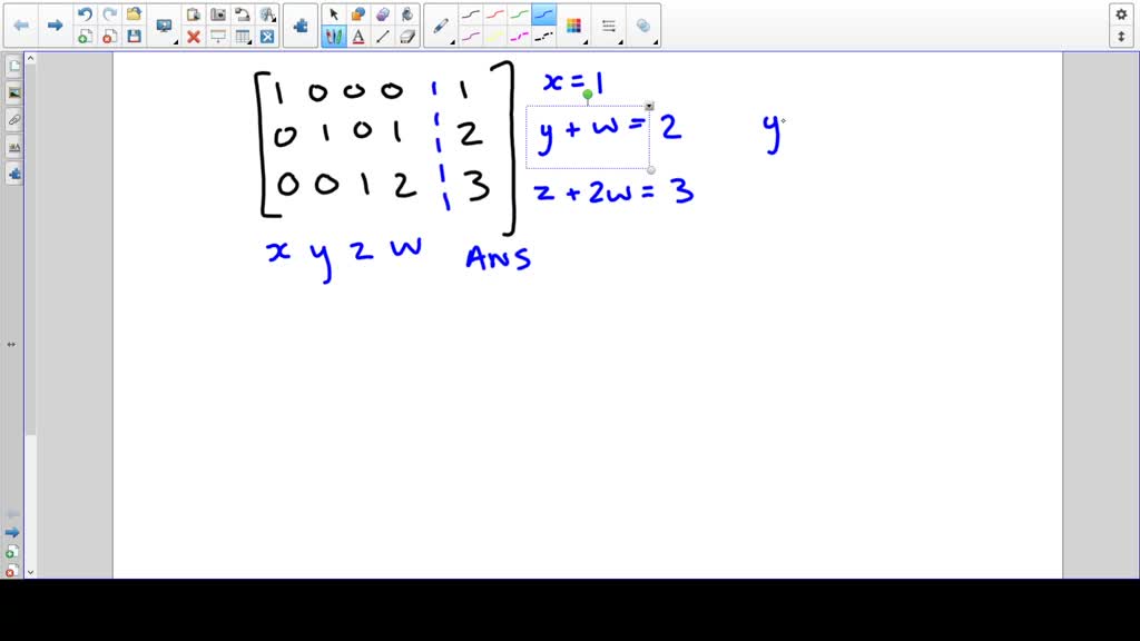 SOLVED:The reduced row echelon form of a system of linear equations is ...