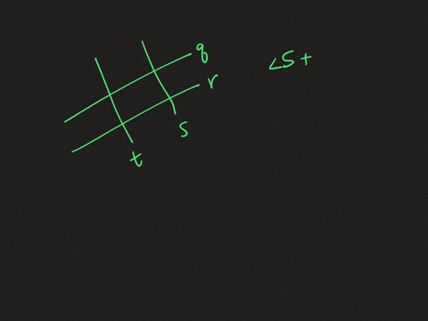 ⏩SOLVED:Determine which lines, if any, can be proven parallel using… | Numerade