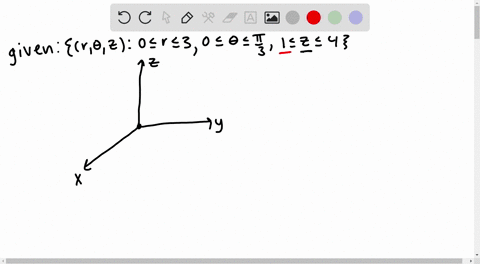 SOLVED:Identify and sketch the following sets in cylindrical ...