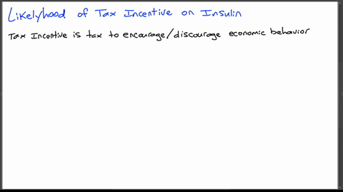 ⏩SOLVED:Demand for insulin is highly inelastic. Would the government ...