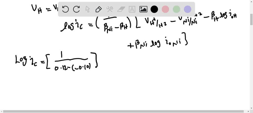 Nickel experiences corrosion in an acid solution according to the ...
