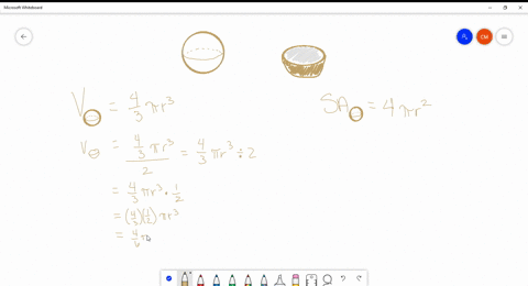 SOLVED:Half of a sphere is called a hemisphere. Derive formulas for the ...