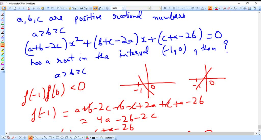 SOLVED:If a, b, c are positive rational numbers such that a>b>c and the ...